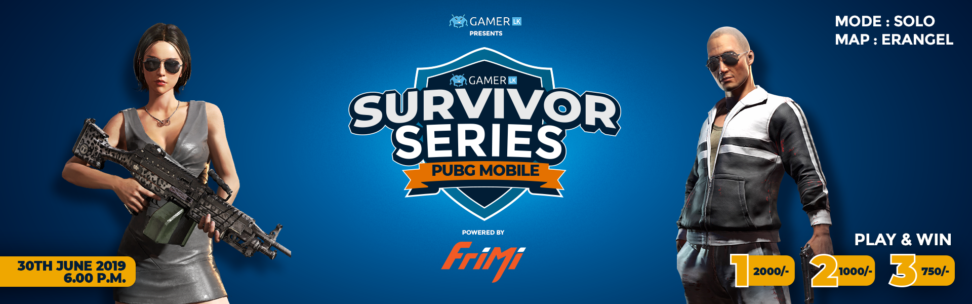 Gamer.LK's PUBG Mobile Survivor Series - Gamer.LK